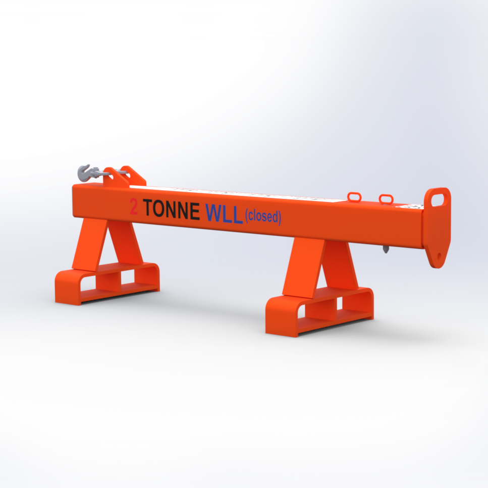 2t extendable fork jib