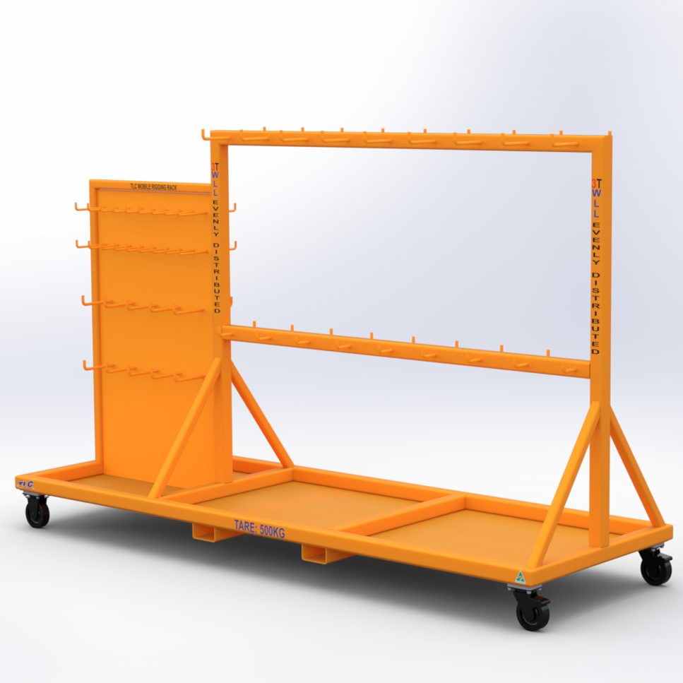 3t mobile rigging rack