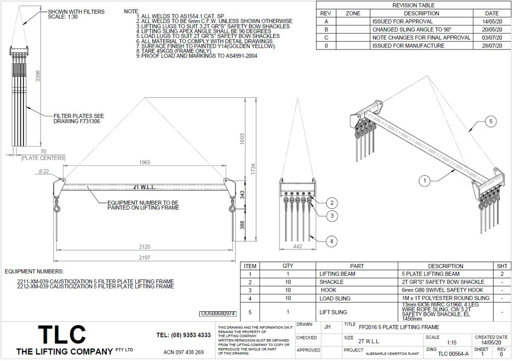 5x fp2016 filter lifting frame
