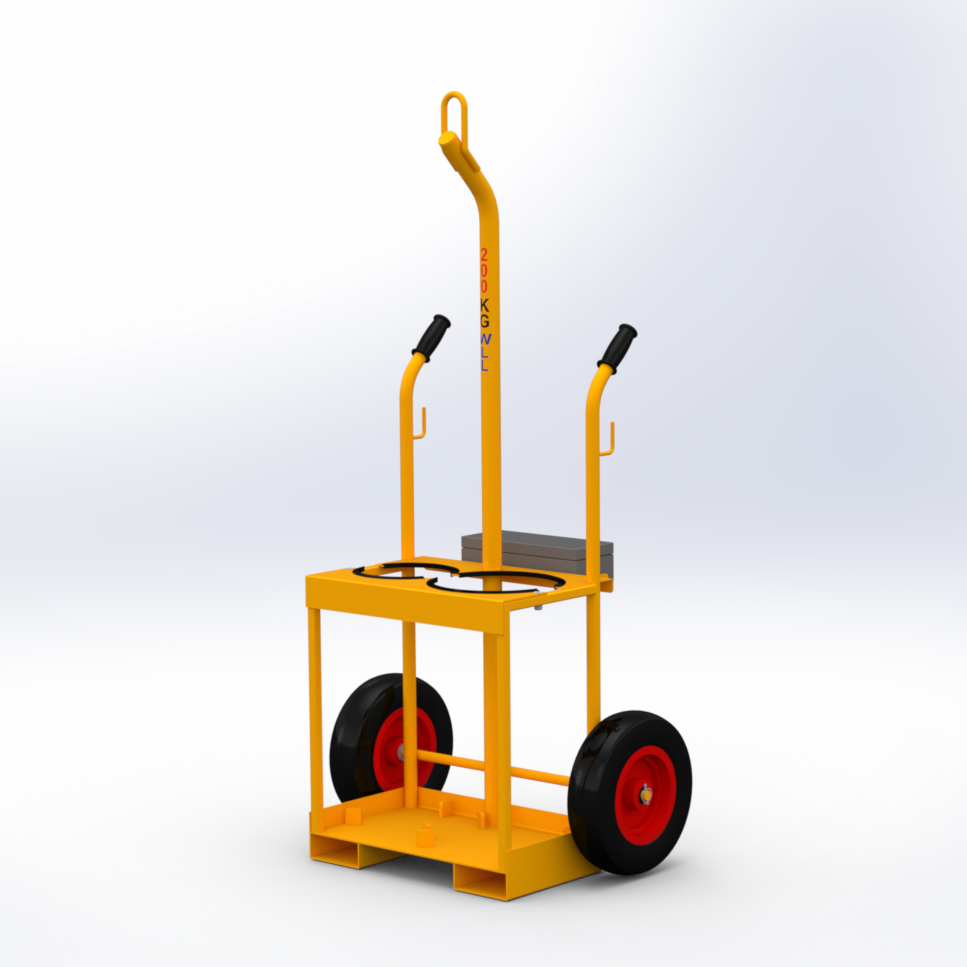 Oxy / acetylene gas bottle trolley - the lifting company