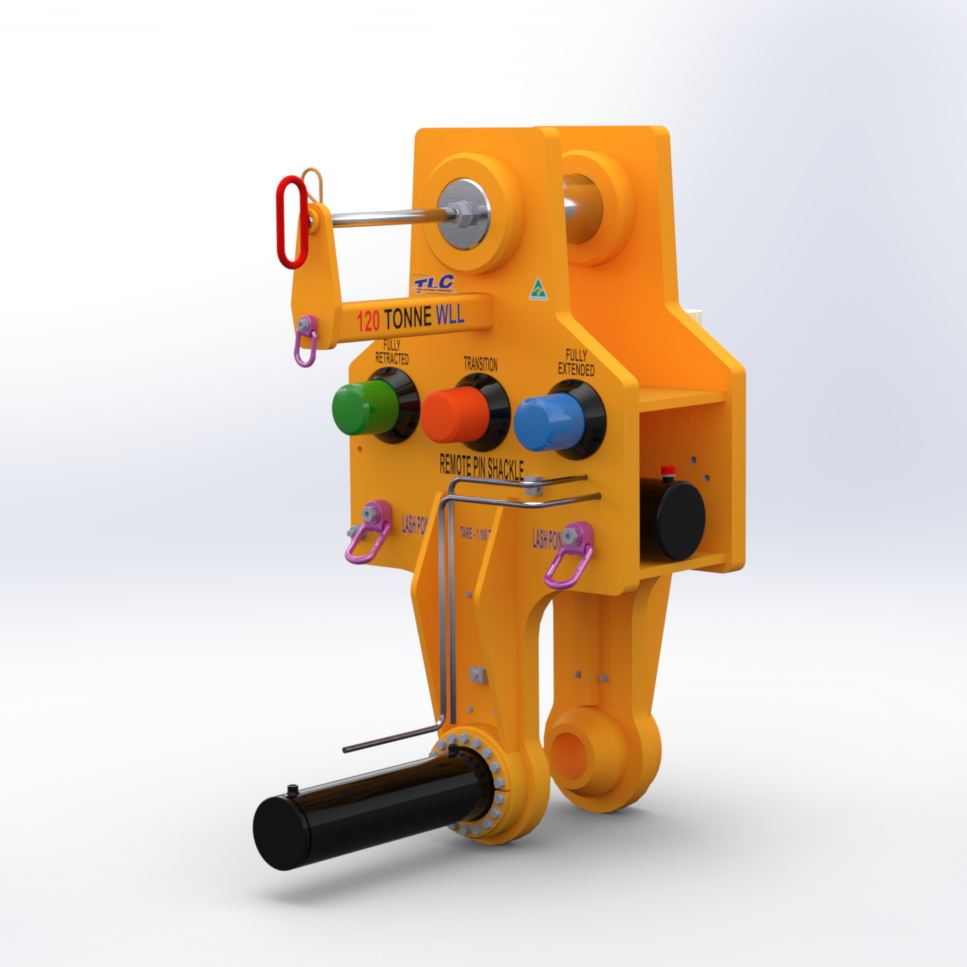 120t remote operated shackle