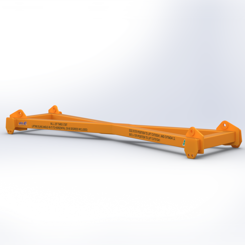 25t spreader "x" frame