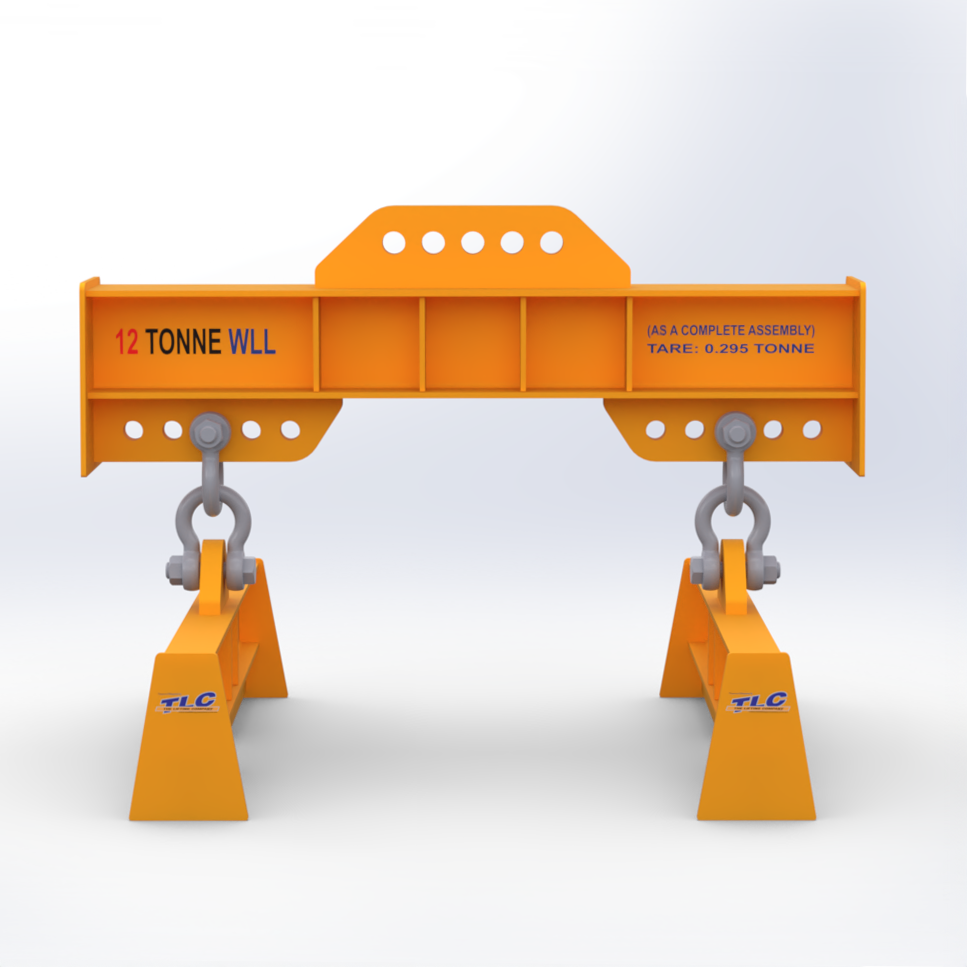 1t tri lifting beam and transport frame