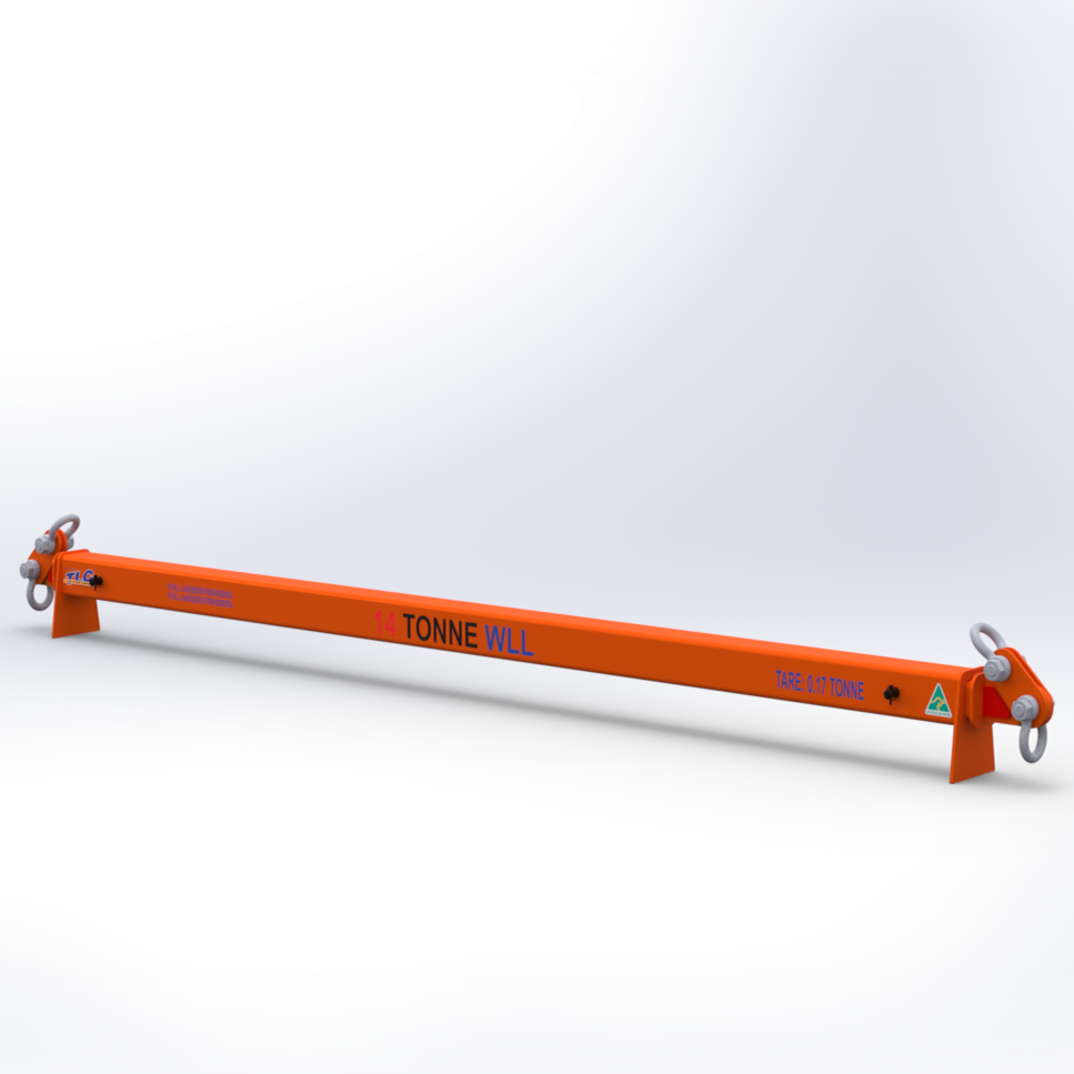 14t 4-6m extendable spreader beam