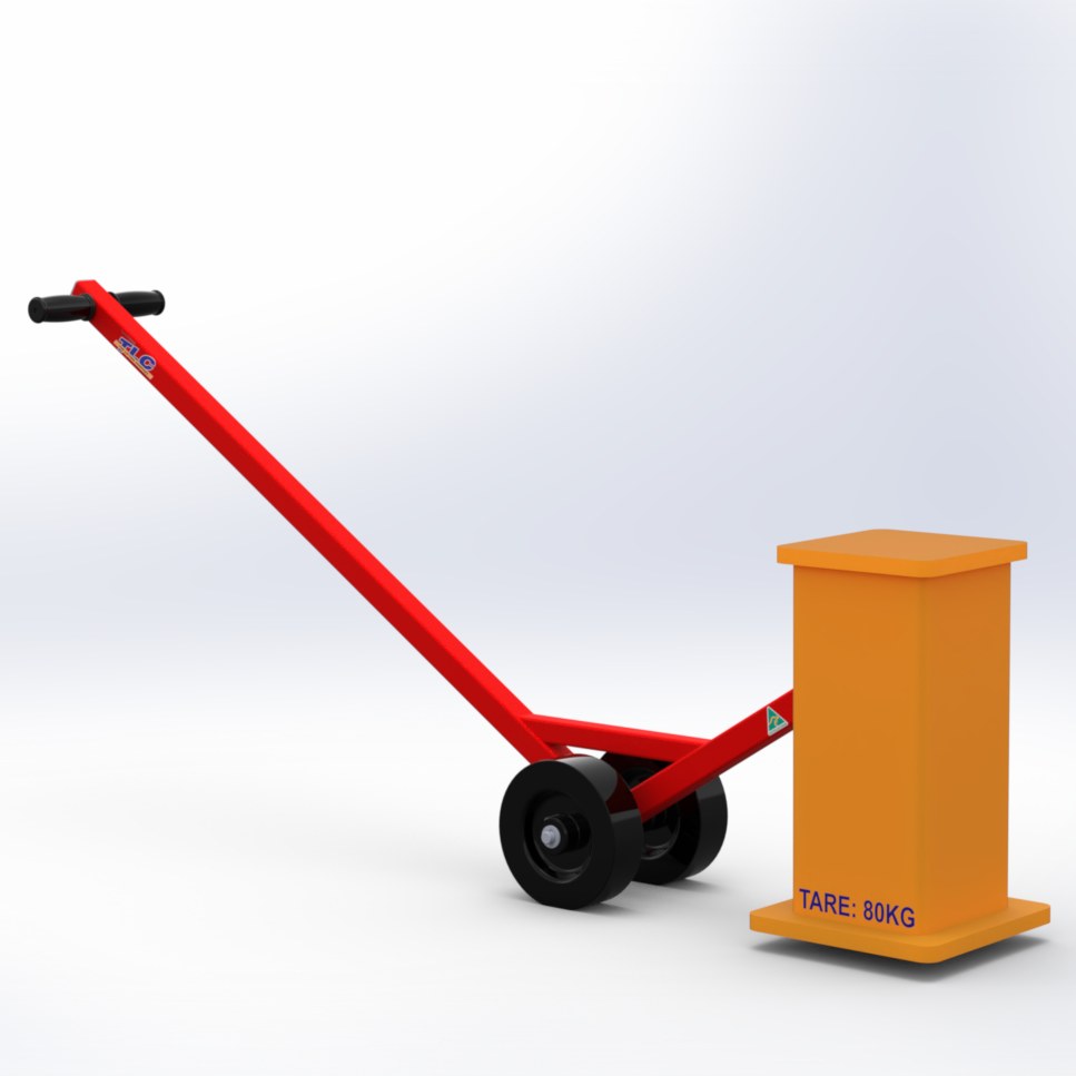 30t machinery stand and trolley