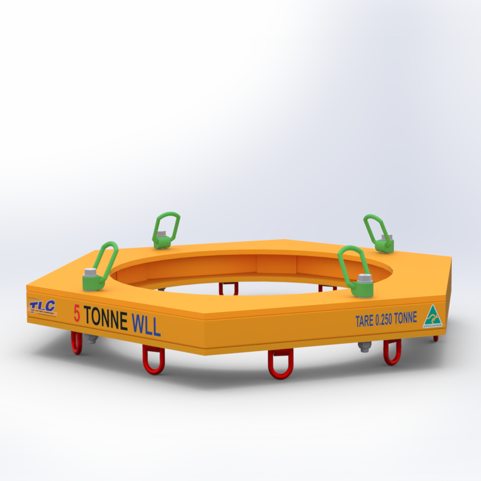 5t hexagonal lifting frame