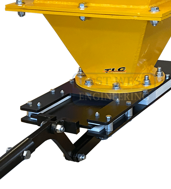 Hbf hopper bin - slide valve