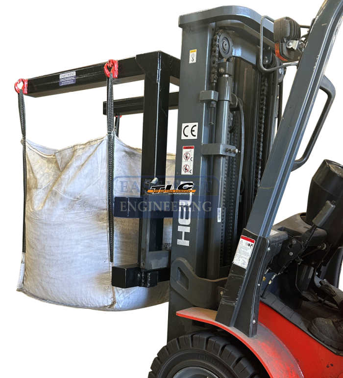 Fbn15-qr bulk bag lifter - carriage mount