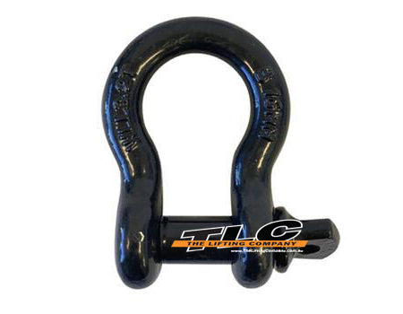 Shackle grade 's' bow screw with powder colour coated - the lifting company