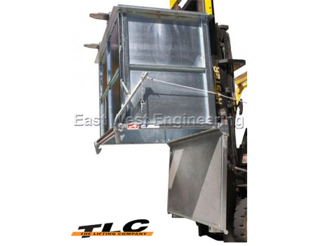 Wds160 drop bottom bin - the lifting company